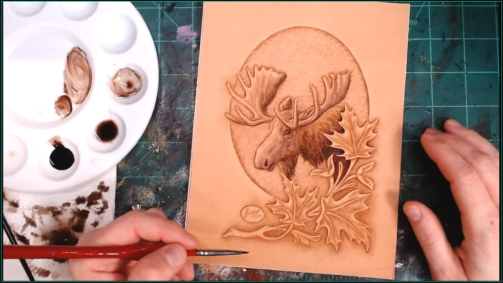 Coloring a Moose with Annie Libertini – Elktracks Studio