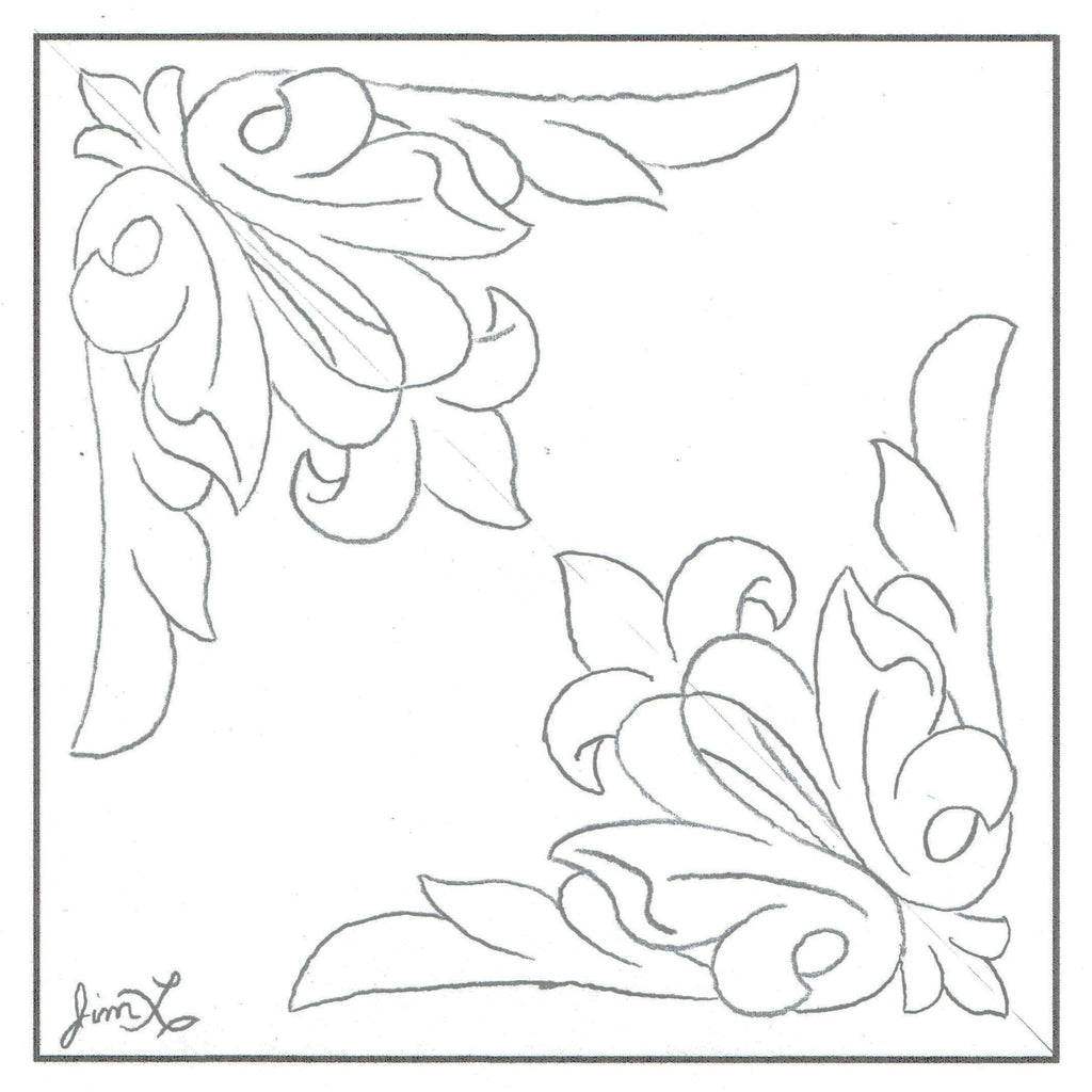 Free Leather Templates for Drawing Corner Patterns – Elktracks Studio