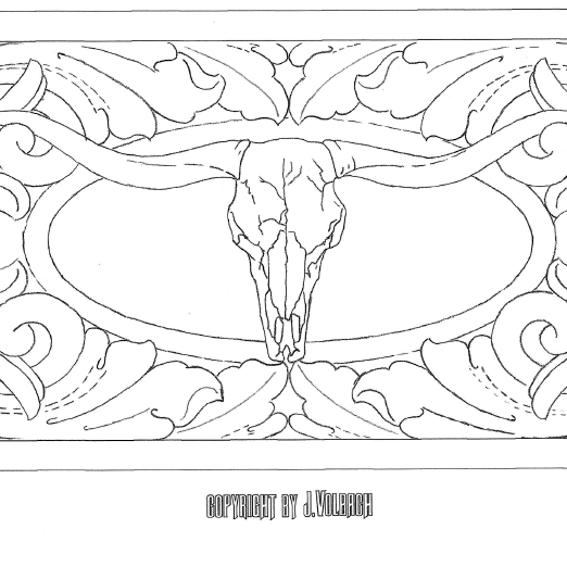 Leather Tool Carrier Patterns by Jürgen Volbach – Elktracks Studio