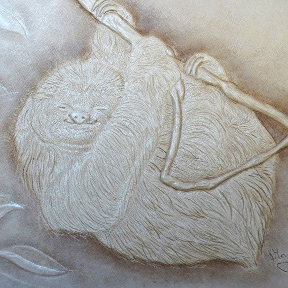 Realistic Textures: Carving a Sloth with Kathy Flanagan – Elktracks Studio