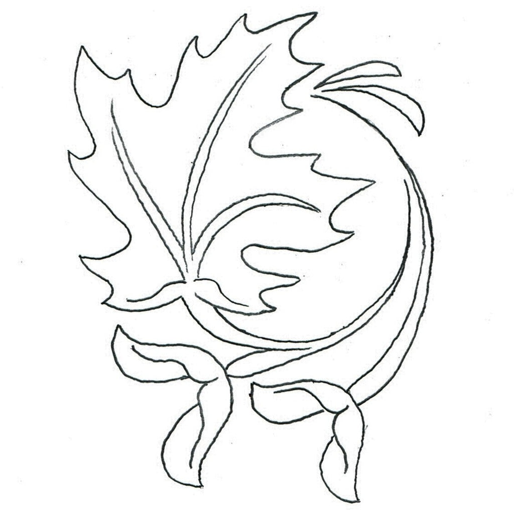 Inverted Maple Leaf Pattern – Elktracks Studio