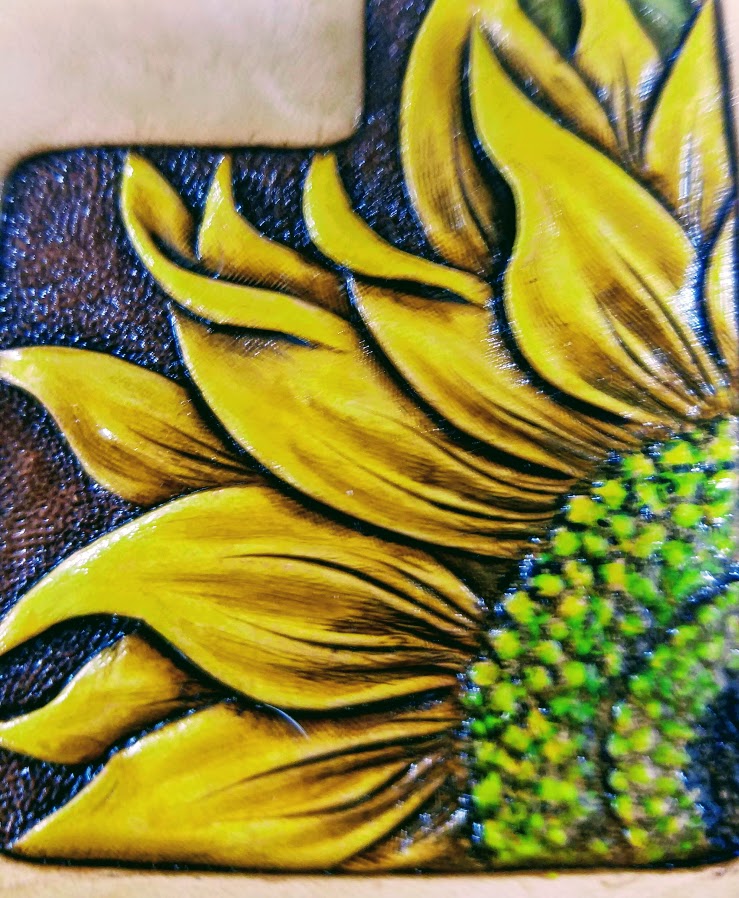 Sunflower Patterns for Leather Carving by Jim Linnell – Elktracks Studio