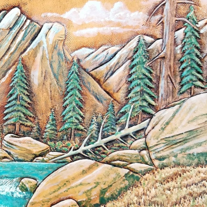 Leather Pictorial Carving Part 1 - Pine Trees and Evergreens ...
