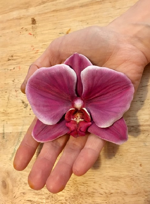 3-D Leather Orchids with Annie Libertini – Elktracks Studio