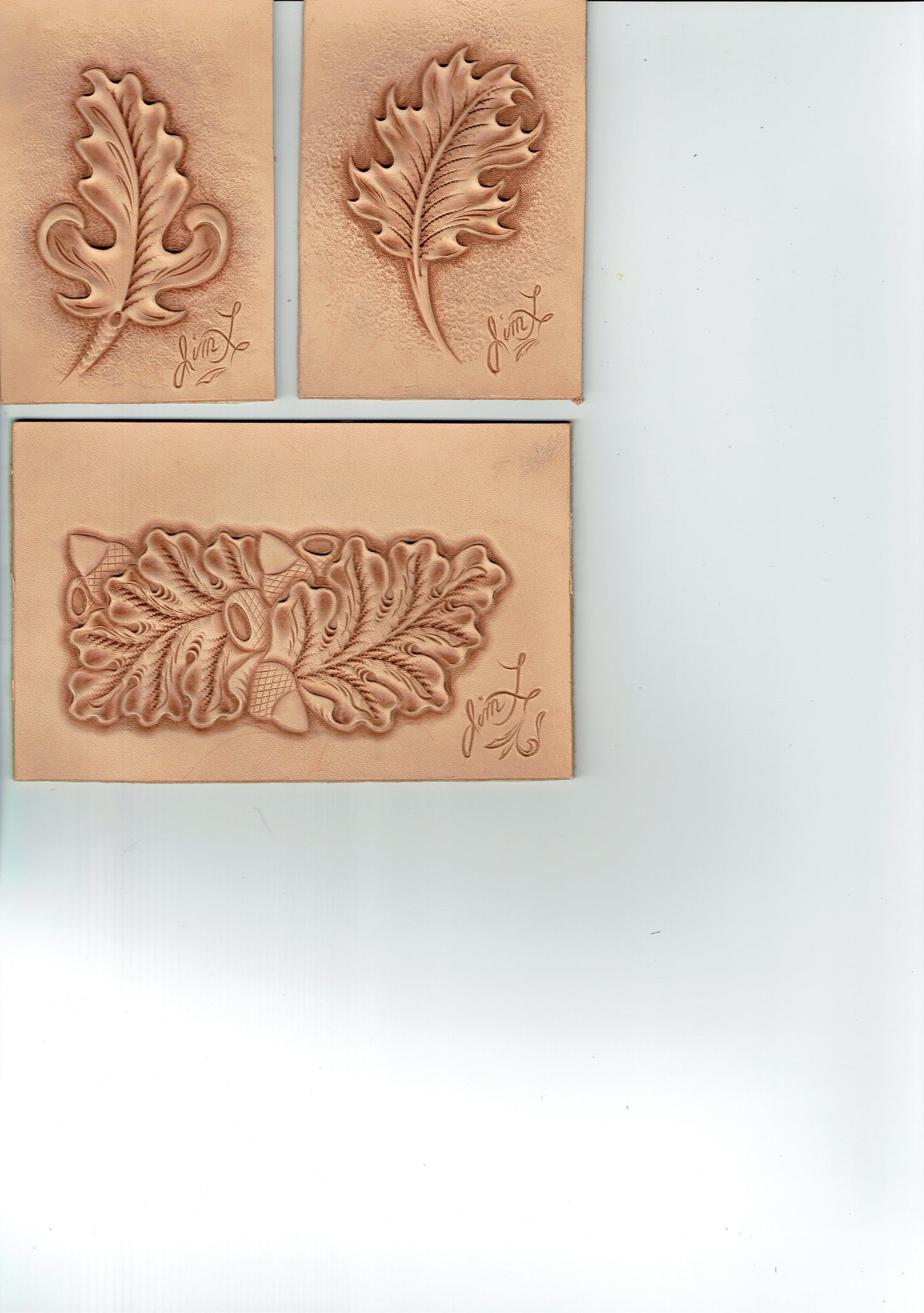 Free Oak Leaf Patterns by Jim Linnell – Elktracks Studio