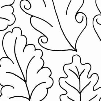 Oak Leaf Carving Pattern by George Hurst – Elktracks Studio