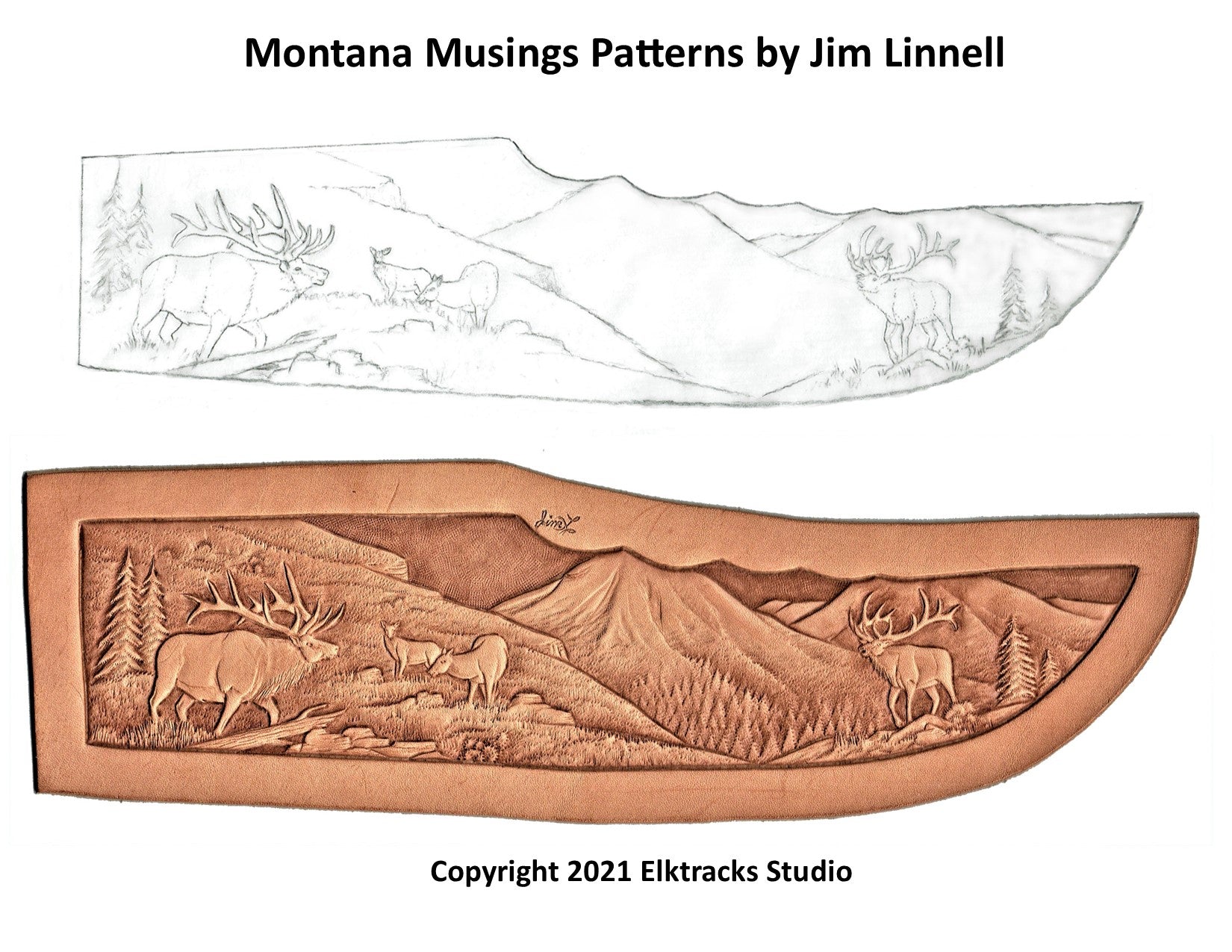Montana Influenced Pattern Pack by Jim Linnell – Elktracks Studio