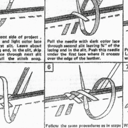 Free Pattern for Lacing & Stitching – Elktracks Studio