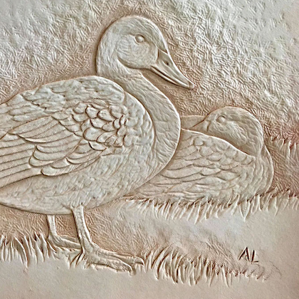 Figure Carving Ducks and Mallards in Leather – Elktracks Studio