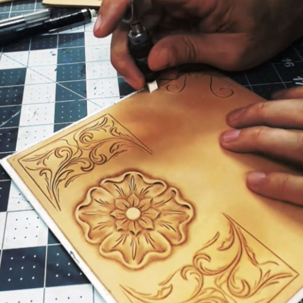 Freehand Swivel Knife Designs with Jim Linnell – Elktracks Studio