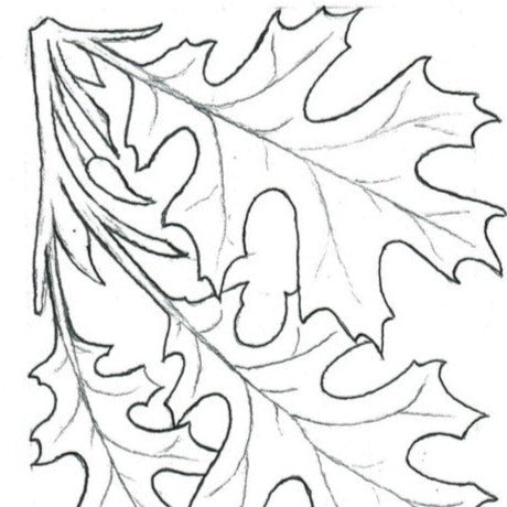 Oak Leaf ID Wallet Pattern – Elktracks Studio