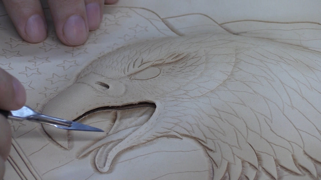 Patriotic Eagle Leathercraft Workshop with Jim Linnell – Elktracks Studio