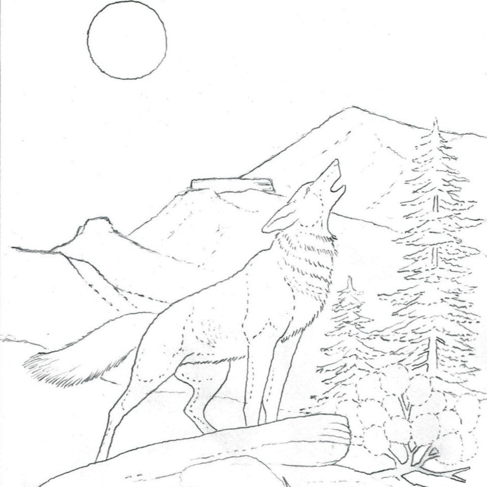 Coyote Pattern by Al Stohlman – Elktracks Studio