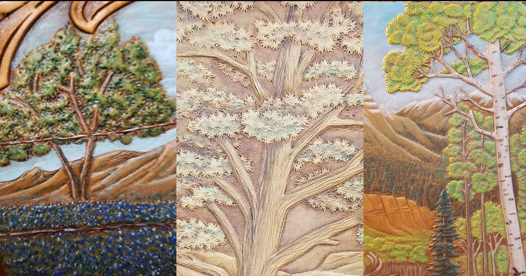 Leather Pictorial Carving Part 3 - Oaks and Leaf Bearing Trees ...